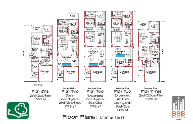 Citrus Hills Floor Plans BSB23mar2023 | Download Free PDF | Architectural Elements ...