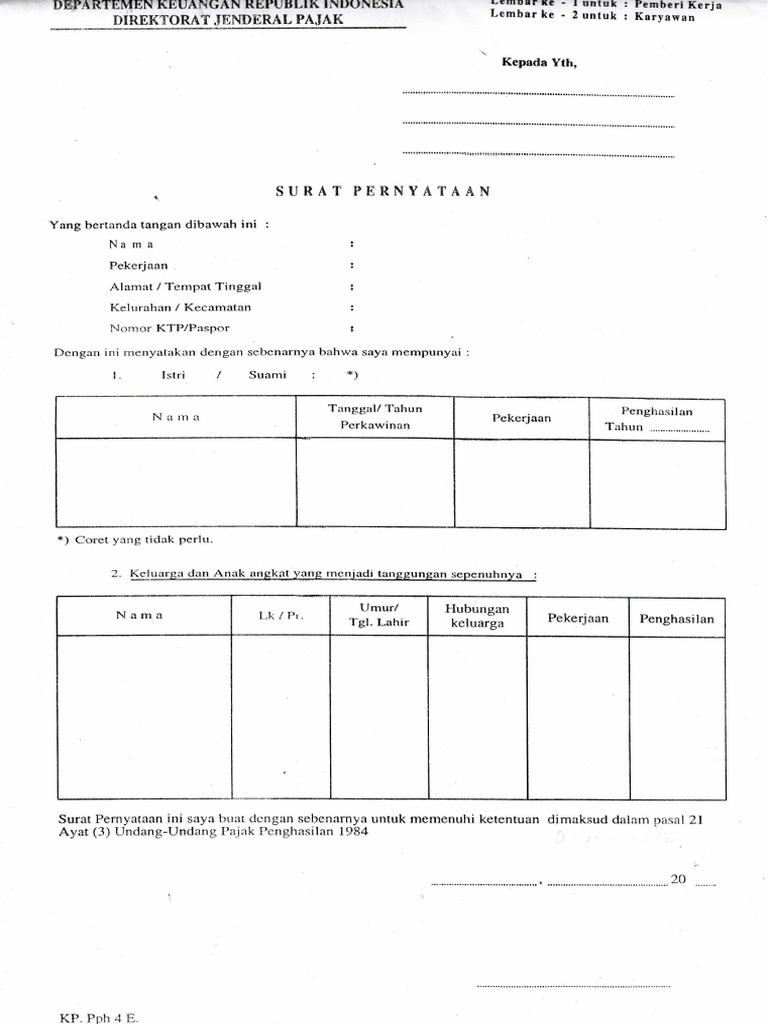 Surat Tanggungan | PDF