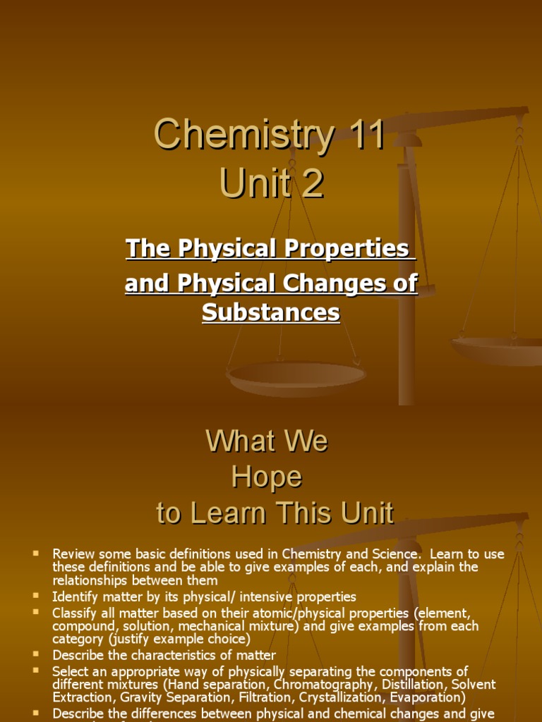 chemistry-11-unit-2-ppt-hebden | PDF | Mixture | Phase (Matter)