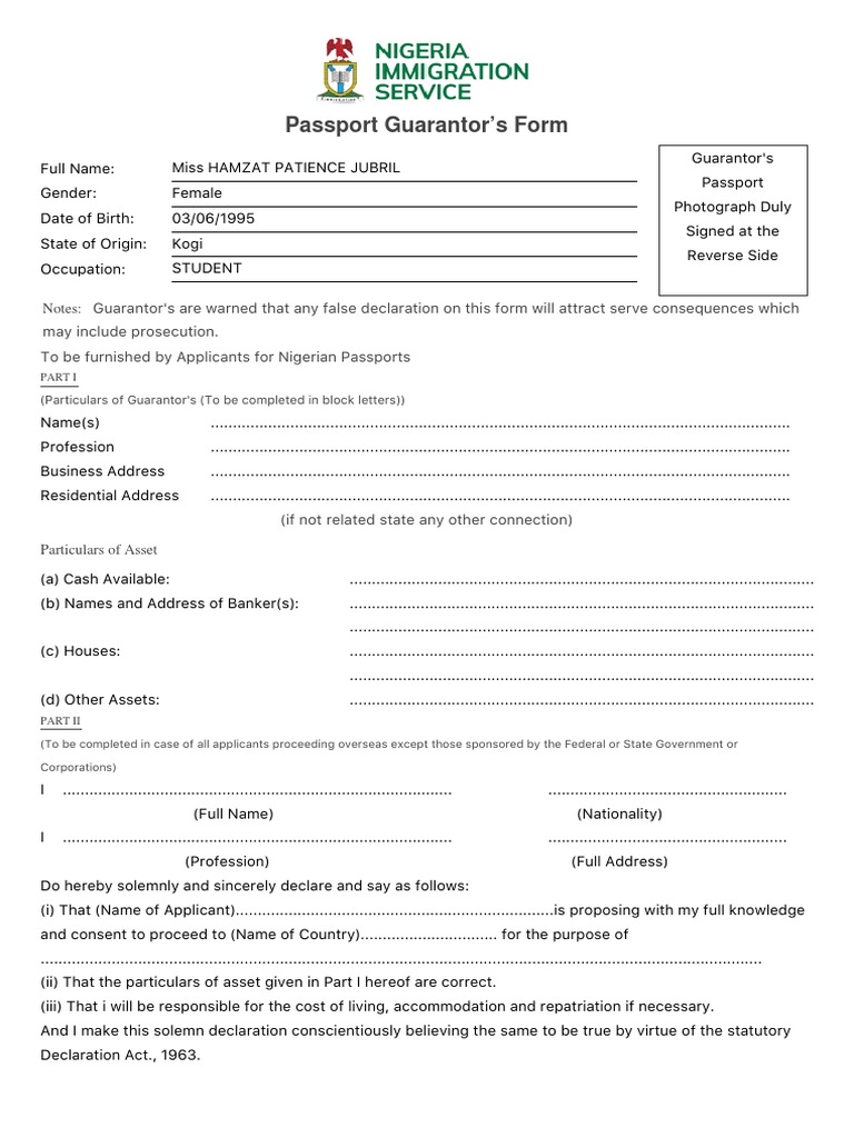 Gurantor-Form - 2023-04-03T110639.095 | PDF | Cost Of Living | Notary ...