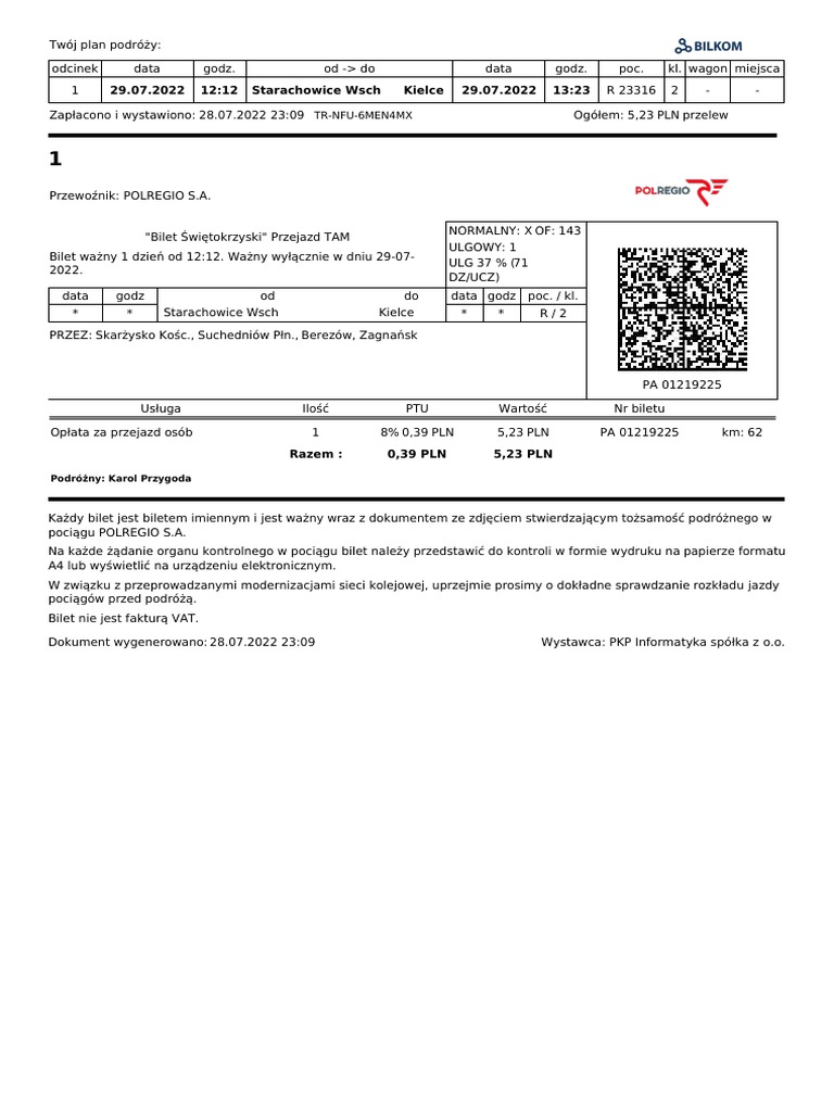 BILKOM_BILET_INTERNETOWY_e989777f-553b-4fe8-9f09-ff4b5a9983b3 | PDF