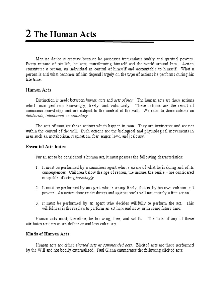 The Human Acts | PDF