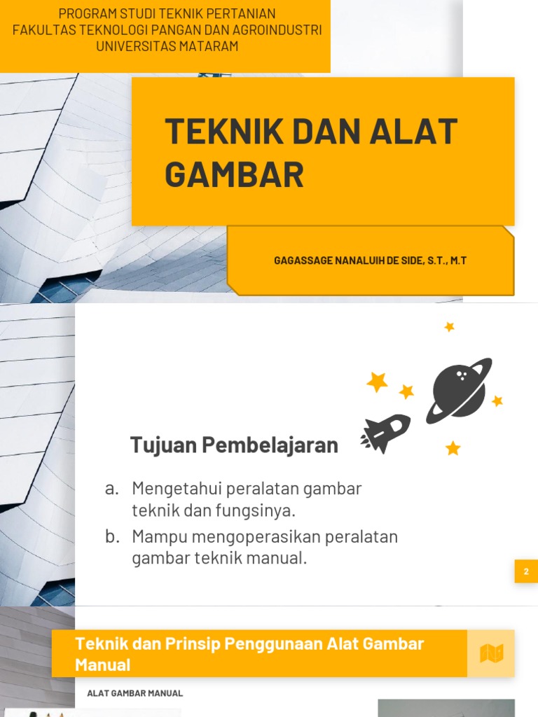 M2 - Teknik Dan Alat Gambar | PDF