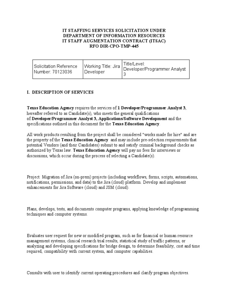 Jira Developer | PDF | Software Development | Cloud Computing