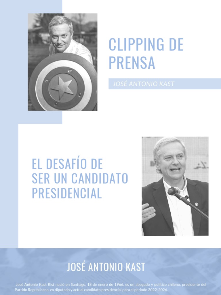 Clipping de Prensa: José Antonio Kast | PDF