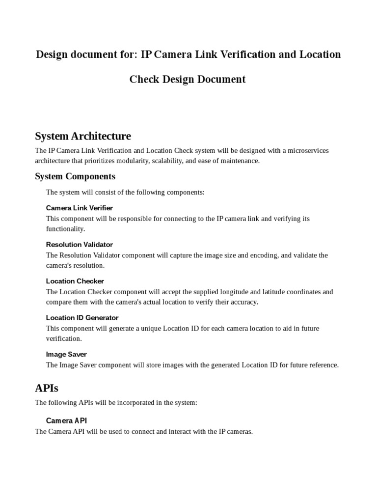 Design Document | PDF | Databases | Verification And Validation