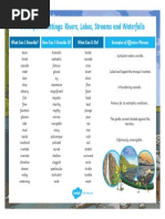 KS2 Descriptive Setting Word Mat Mountains and Volcanoes | PDF