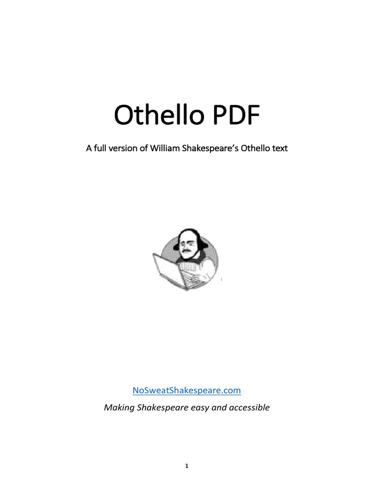 Othello: Easy Shakespeare Text | PDF | Poetry