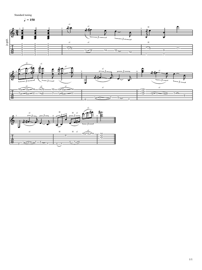 Tim Henson Guitar Tabs Collection | PDF | Character Encoding | Encodings