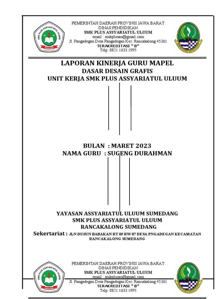 LAPORAN DDG Maret | PDF