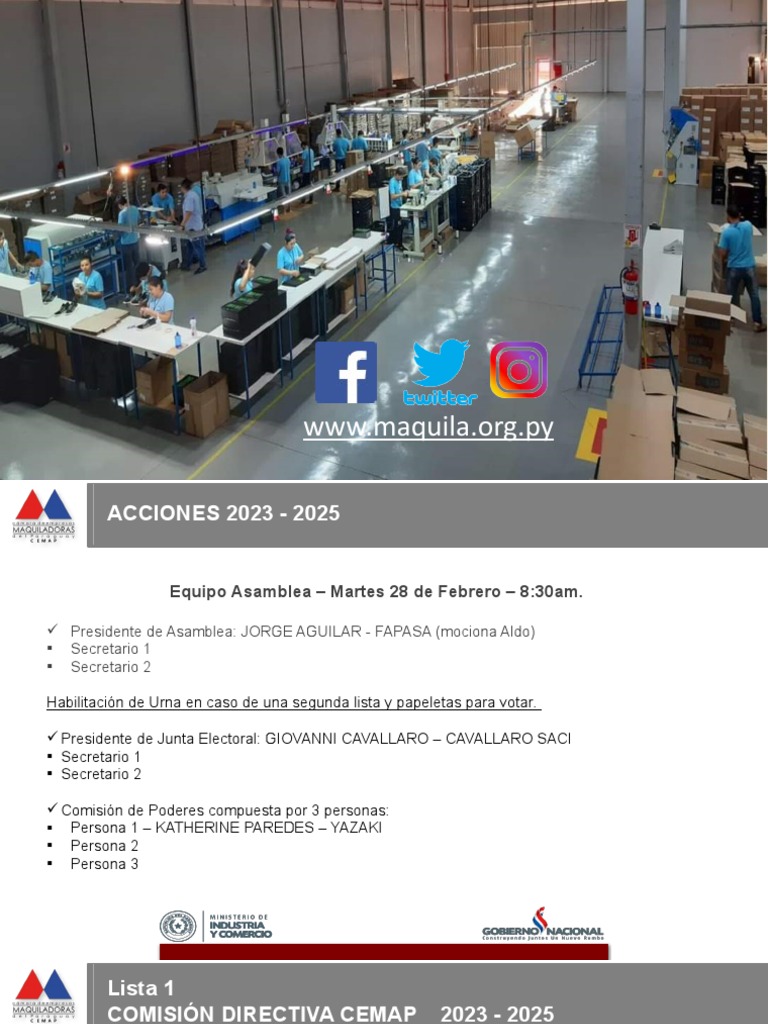 Presentación 2023-25 Cemap | PDF