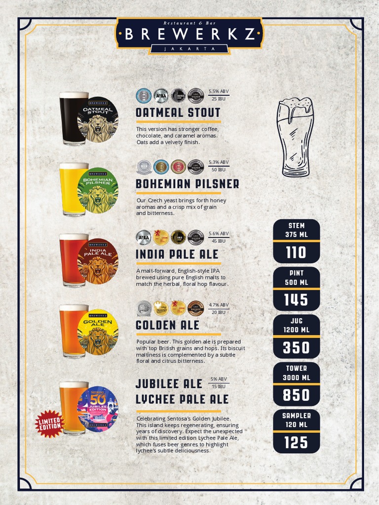 BREWERKZ - MENU BEER - Print - 2022 - 0915 - A4 | PDF