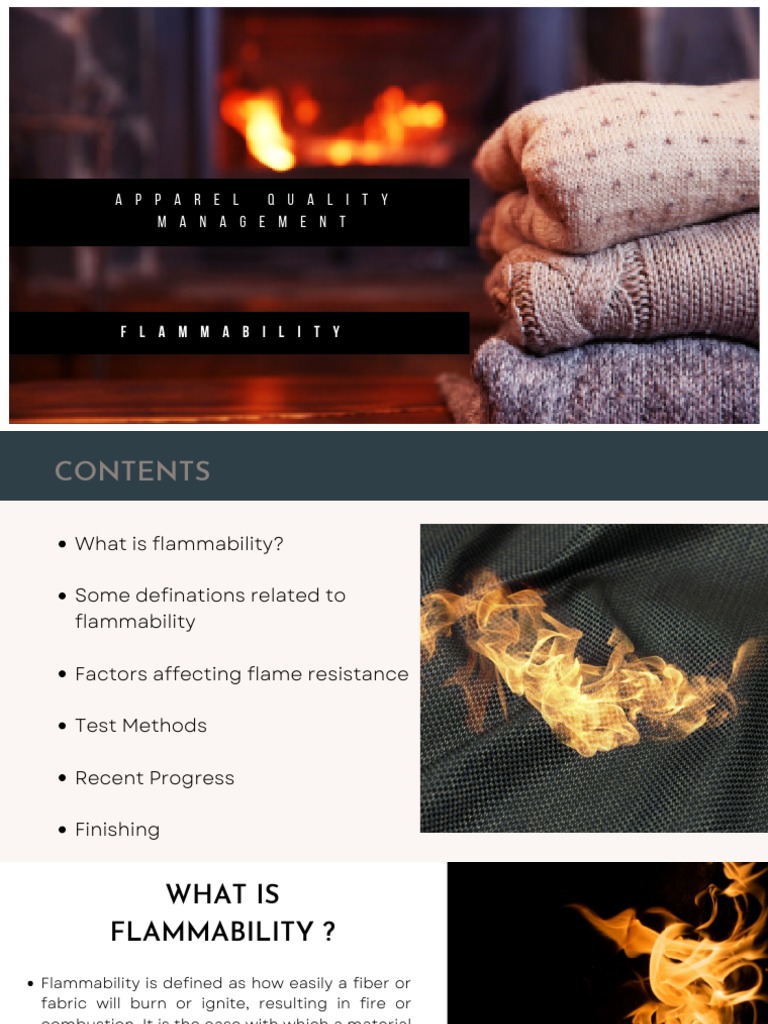 FLAMMABILITY | PDF | Textiles | Fibers
