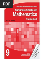 Workbook - Cambridge Lower Secondary Mathematics - Grade 09 | PDF ...