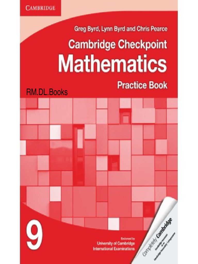 Cambridge Checkpoint Mathematics Practice book 9 | PDF