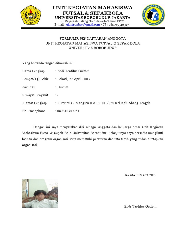 Oprec Endi | PDF