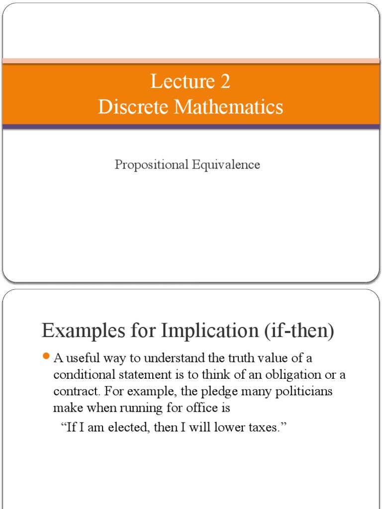 Discrete Mathematics Propositional Equivalence Pdf First Order Logic If And Only If 2576