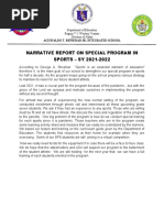 Proposal On Intramurals 2024 2025 | PDF