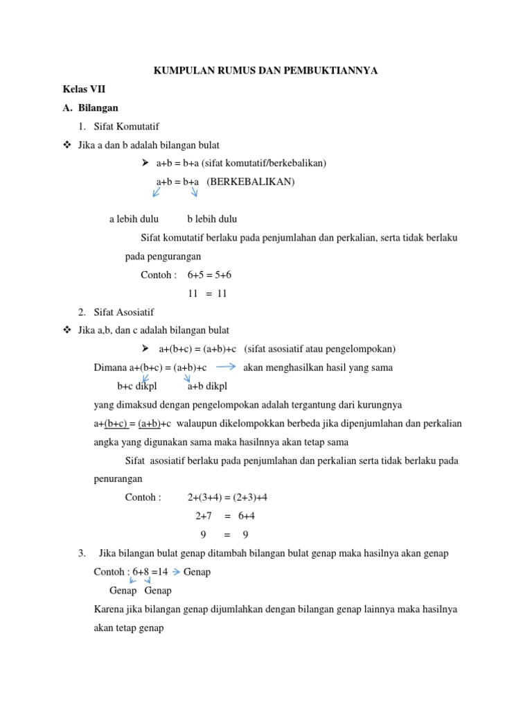 (KLP 1) Kumpulan Rumus | PDF