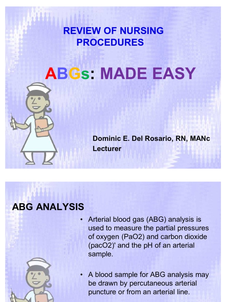 ABGs Interpretation | PDF