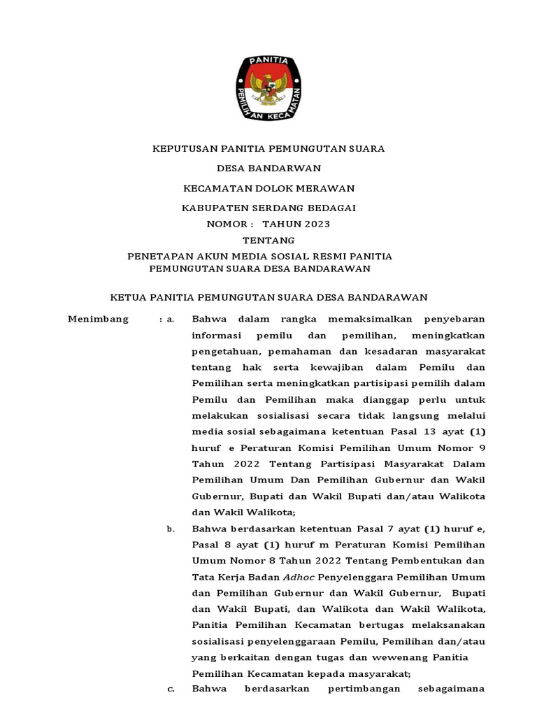 Draft - SK Media Sosial PPs | PDF