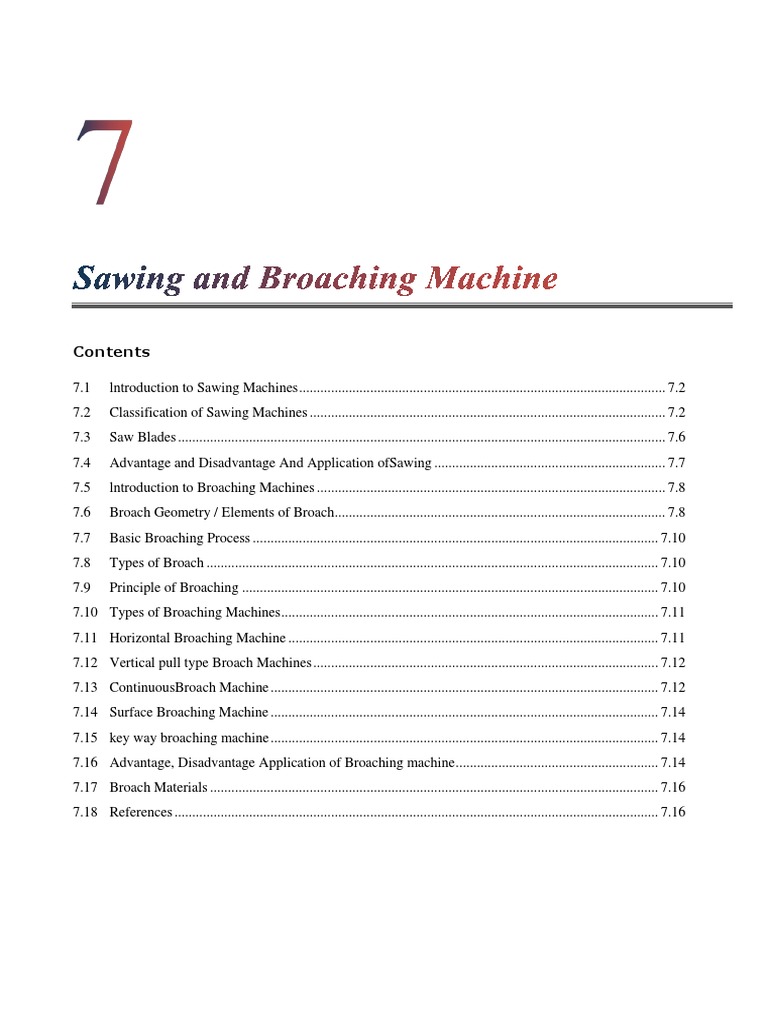 MP GTU Study Material E-Notes Unit-7 06042020034503PM | PDF | Machining ...