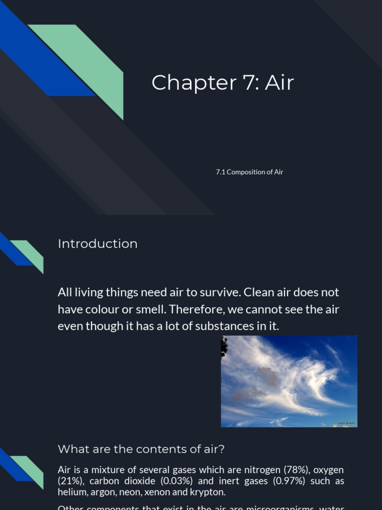 Chapter 7 Air | Download Free PDF | Atmosphere Of Earth | Fires