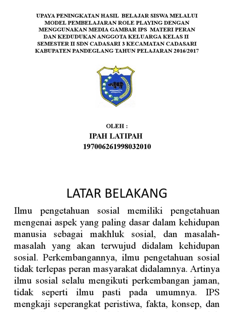 IPAH LATIPAH KELAS 2 SD 2016-2017 | PDF