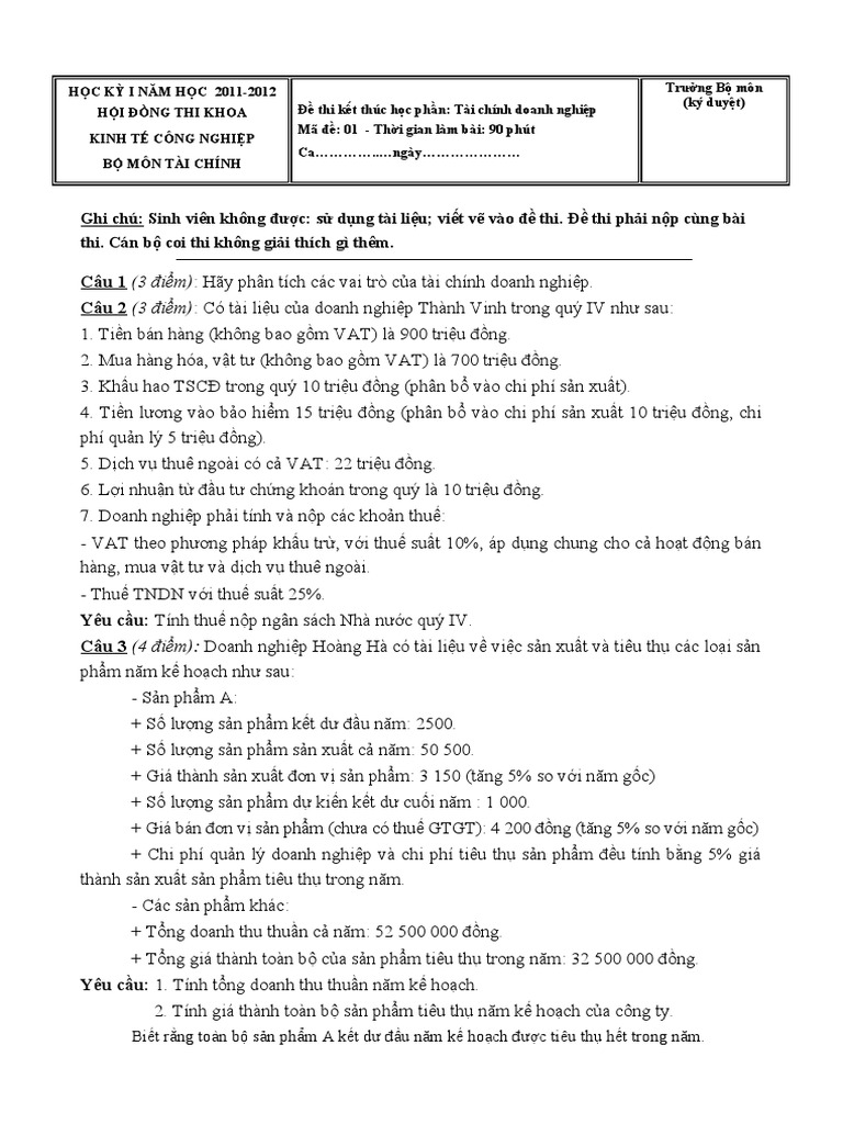 đề thi TCDN- lớp 45V | PDF