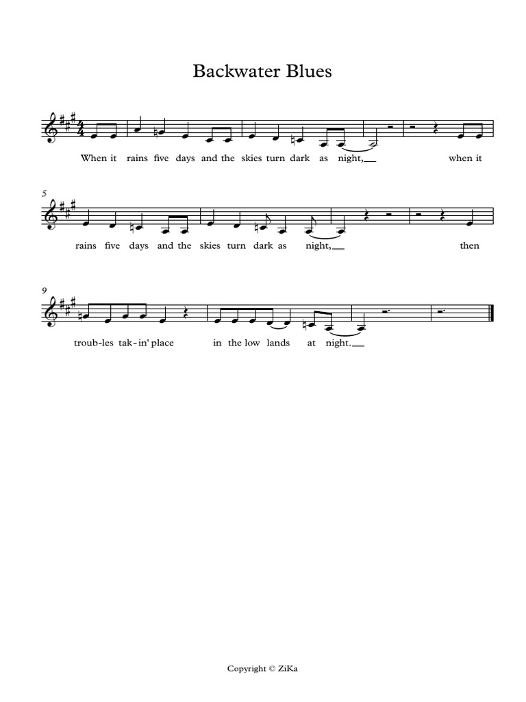 Backwater Blues | PDF