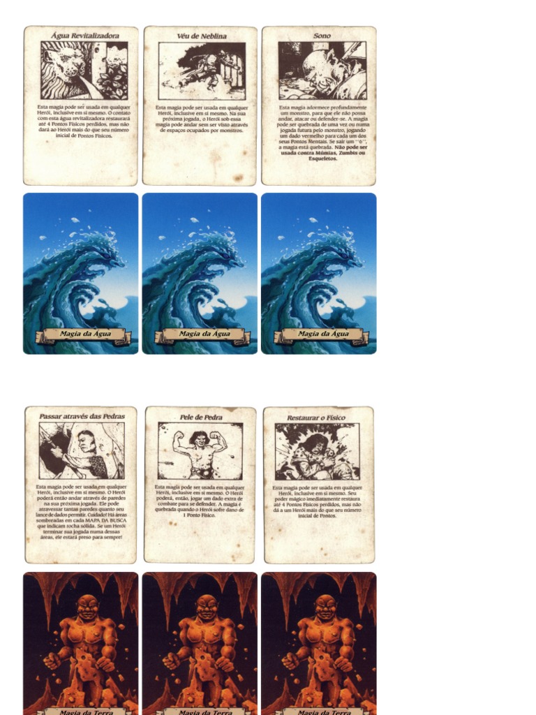 Hero Quest Cartas | PDF