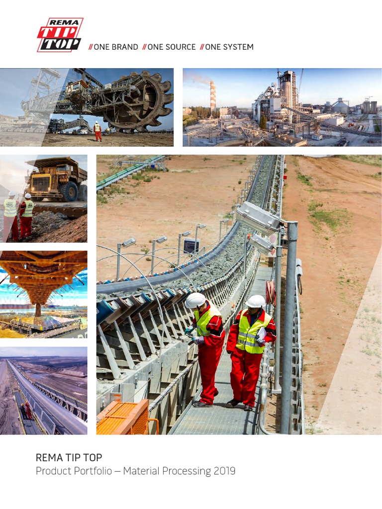 Rema Tip Top Product Portfolio - Material Processing 2019 | PDF | Wear ...