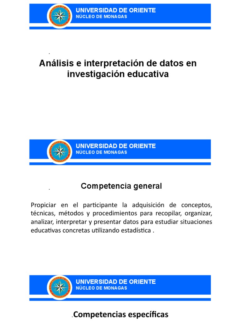 Análisis e Interpretación de Datos Educativos | PDF | Estadísticas ...