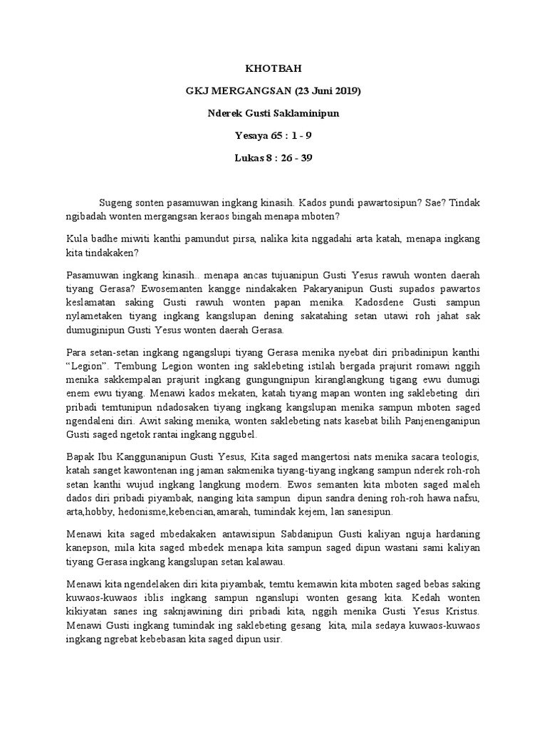 Kula Badhe Miwiti Kanthi Pamundut Pirsa | PDF Kula Badhe Miwiti Kanthi Pamundut Pirsa | PDF
