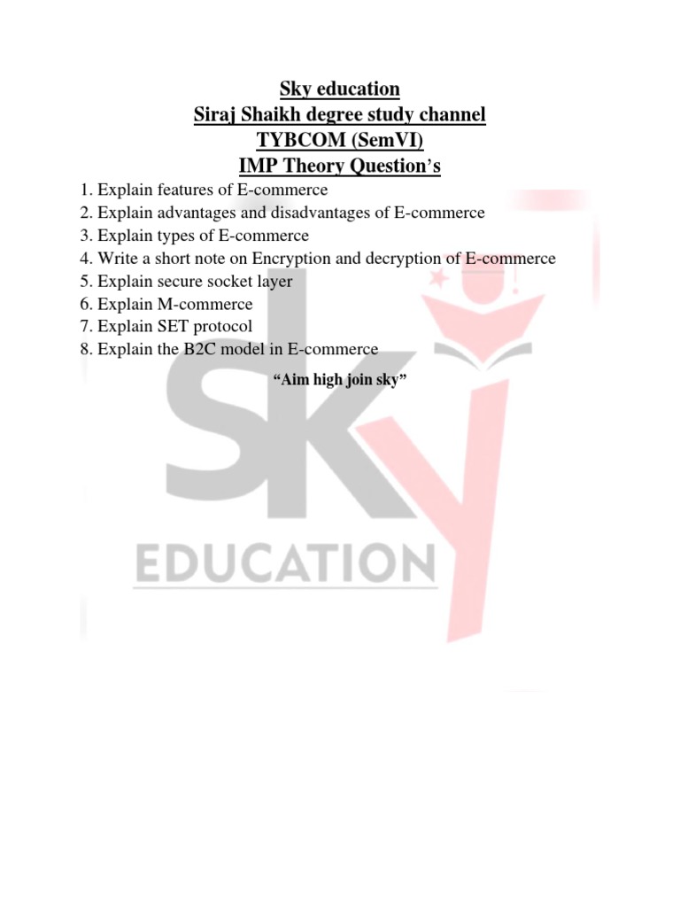 Computer IMP Hteory Question's Sem 6 | PDF