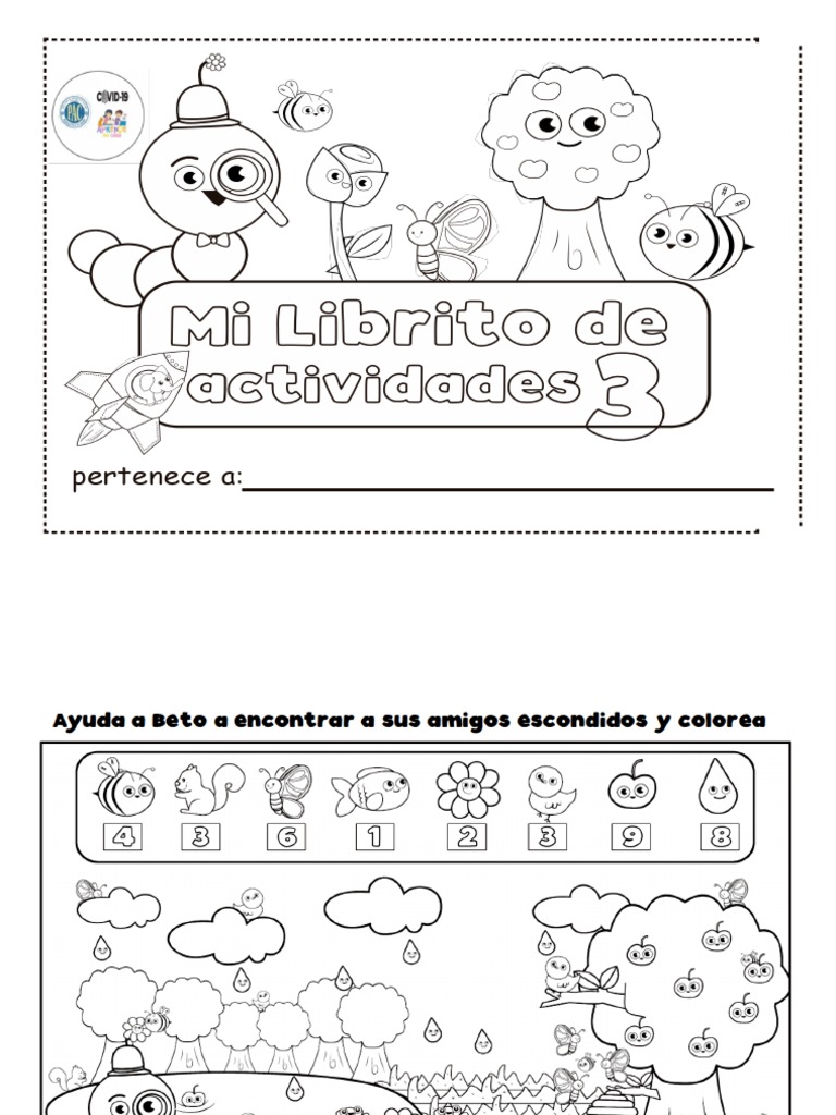 Cuadernillo de Matematicas Pre Kinder | PDF