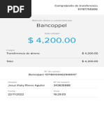 Recibo Bancomer | PDF