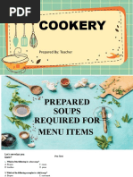 3 Techniques in Presenting Soup | PDF