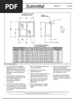 Price LFDC Laminar Flow Diffuser With Hepa Filter Submittal | PDF | Length