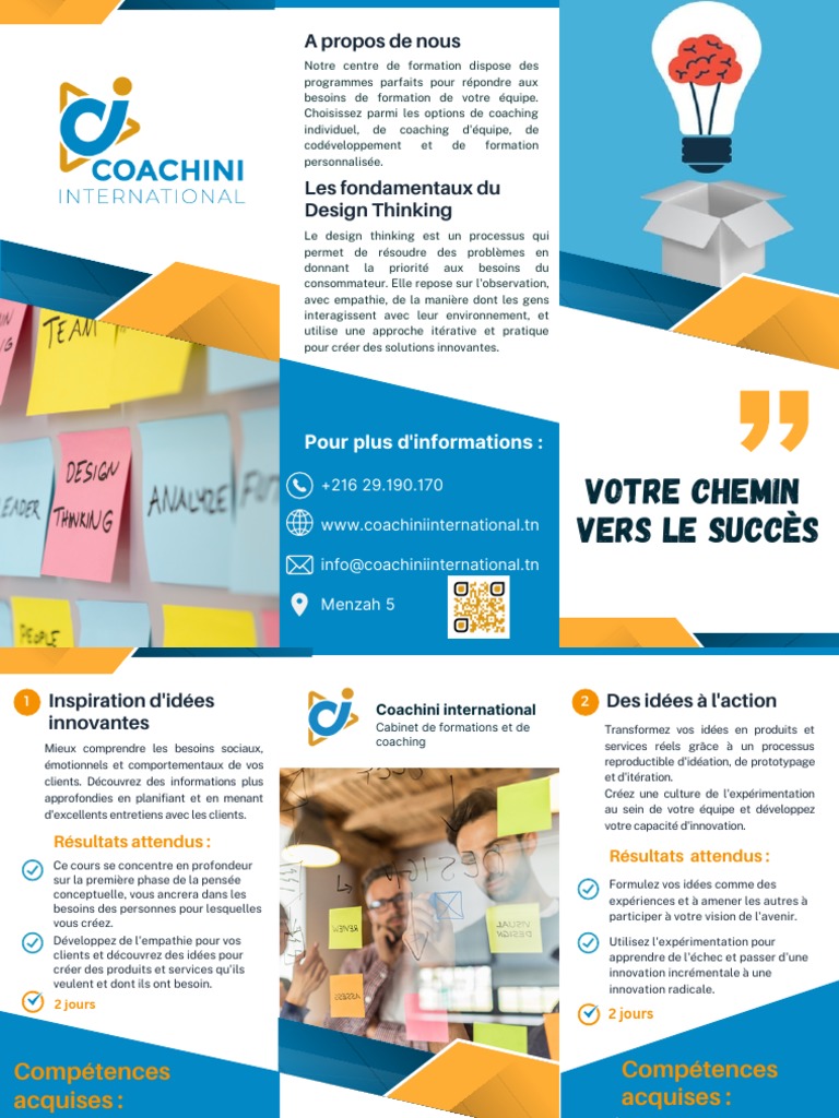 Cours de Design Thinking en 3 étapes | PDF | Design thinking | Innovation