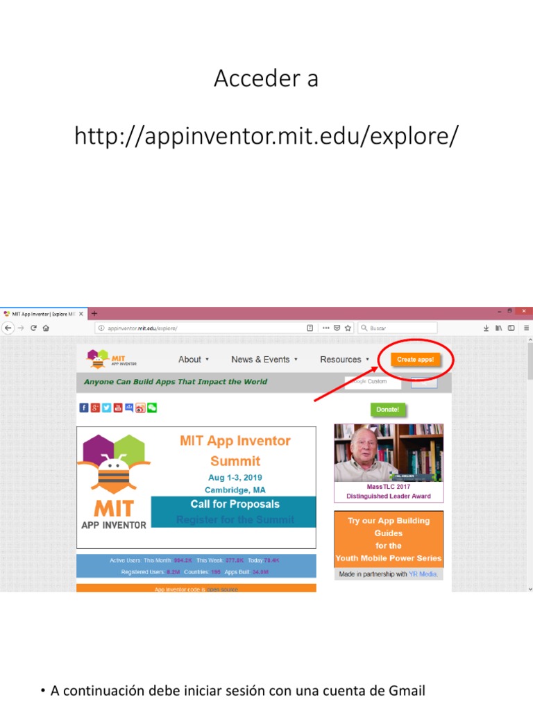 Guía paso a paso para crear y probar una aplicación móvil con App Inventor que se conecta a un ...
