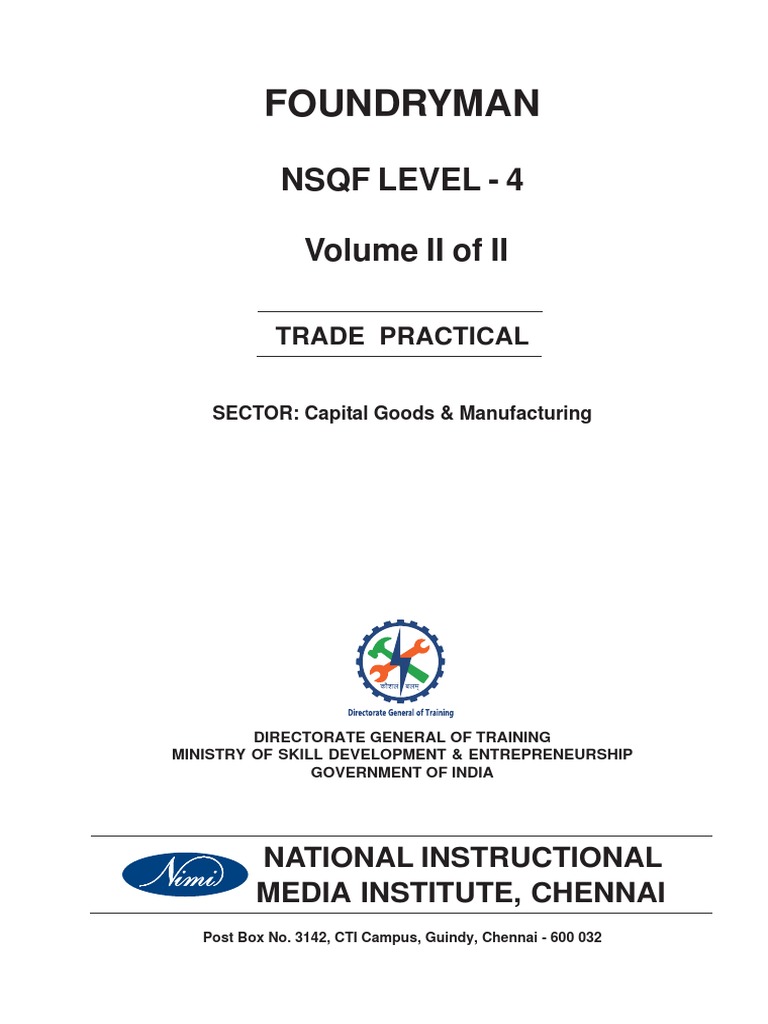 Foundryman Vol II of II Practical | PDF | Casting (Metalworking) | Foundry