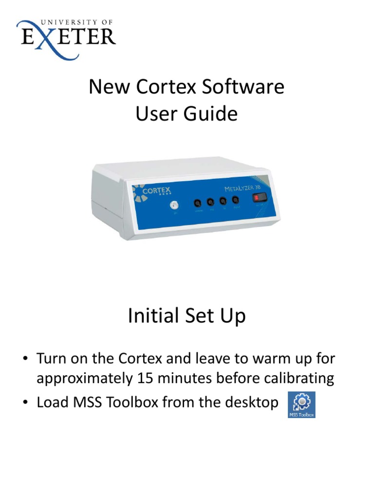 A Comprehensive Guide to Setting Up and Using the New Cortex Software ... A Comprehensive Guide to Setting Up and Using the New Cortex Software ...