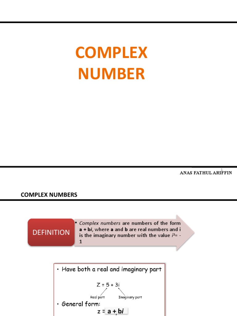 Complex Numbers | PDF | Complex Number | Numbers