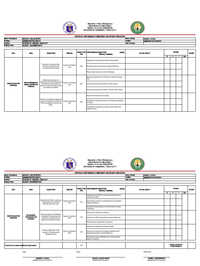 Template Ndep Accomplishment Report | PDF | Authentication | Computing