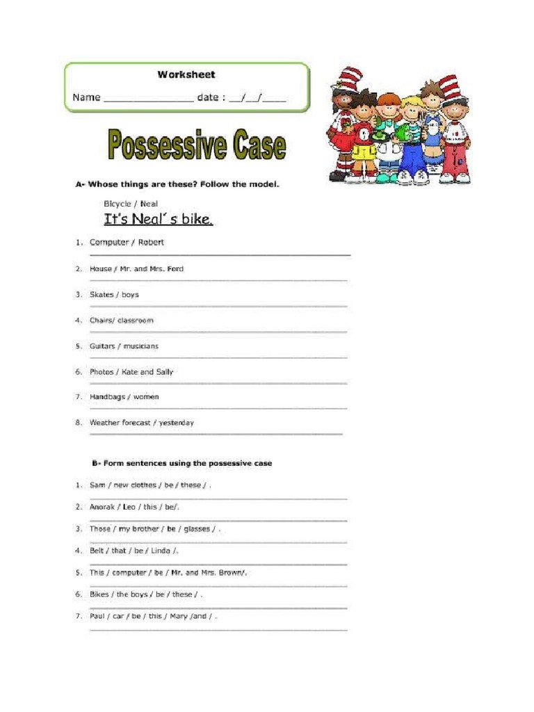 Possesive Case | PDF