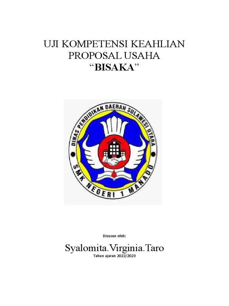 Proposal Usaha Camilan Biapong 2023 | PDF