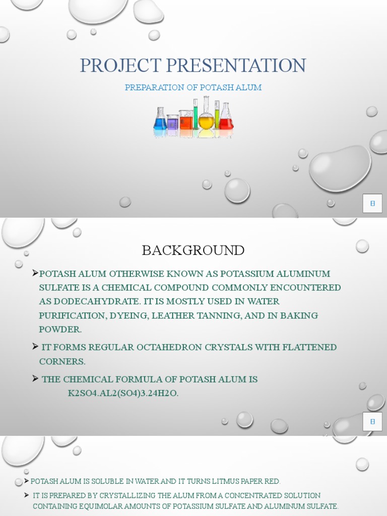 Potash Alum Preparation and Uses | PDF | Aluminium | Sulfate