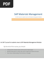 SAP MM: UNBW & NLAG Materials Guide | PDF | Goods | Computing