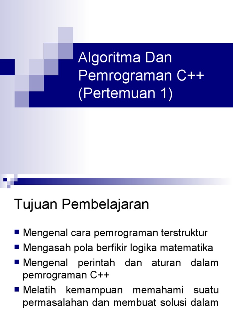 Algoritma-Dan-Pemrograman Part 1-2 | PDF